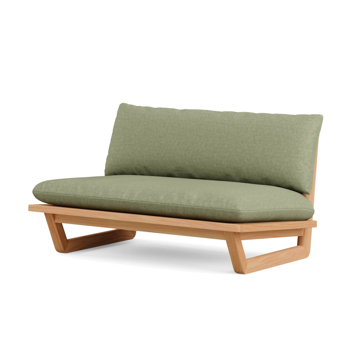 Dweller Teak Outdoor Settee | Neighbor