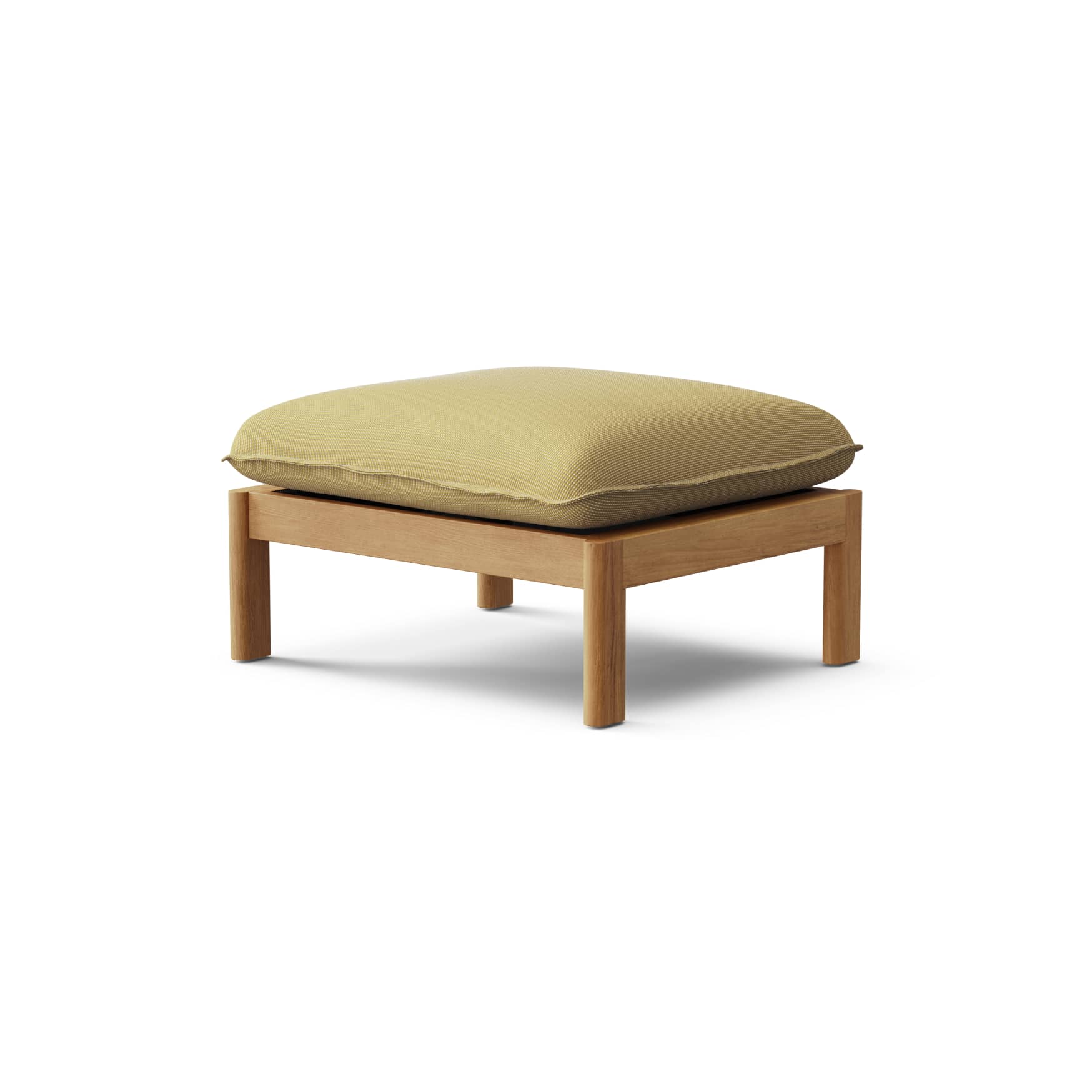 Felloe Ottoman - Multi-functional Teak Outdoor Ottoman | Neighbor