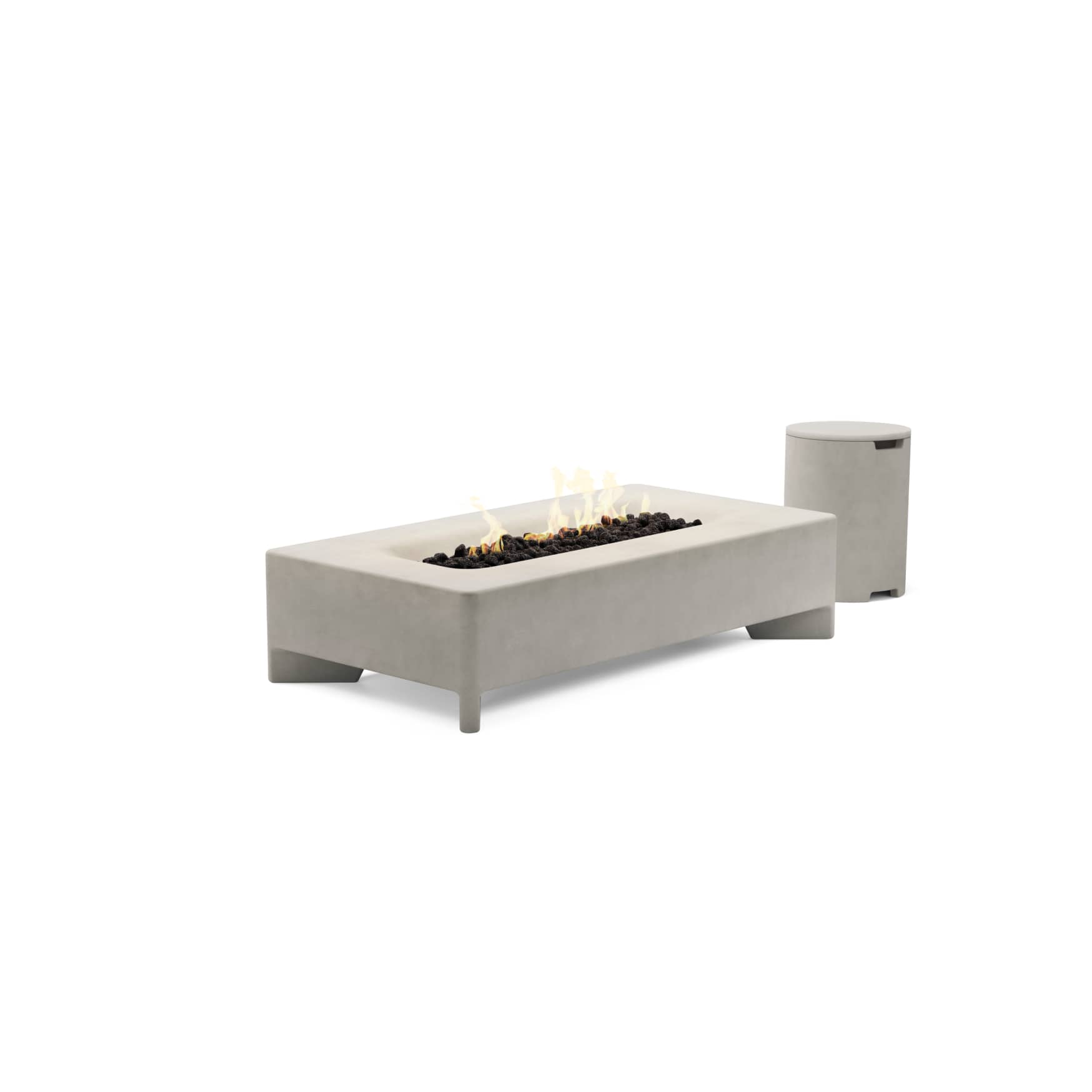 Rook Fire Table: Concrete Fire Table | Neighbor