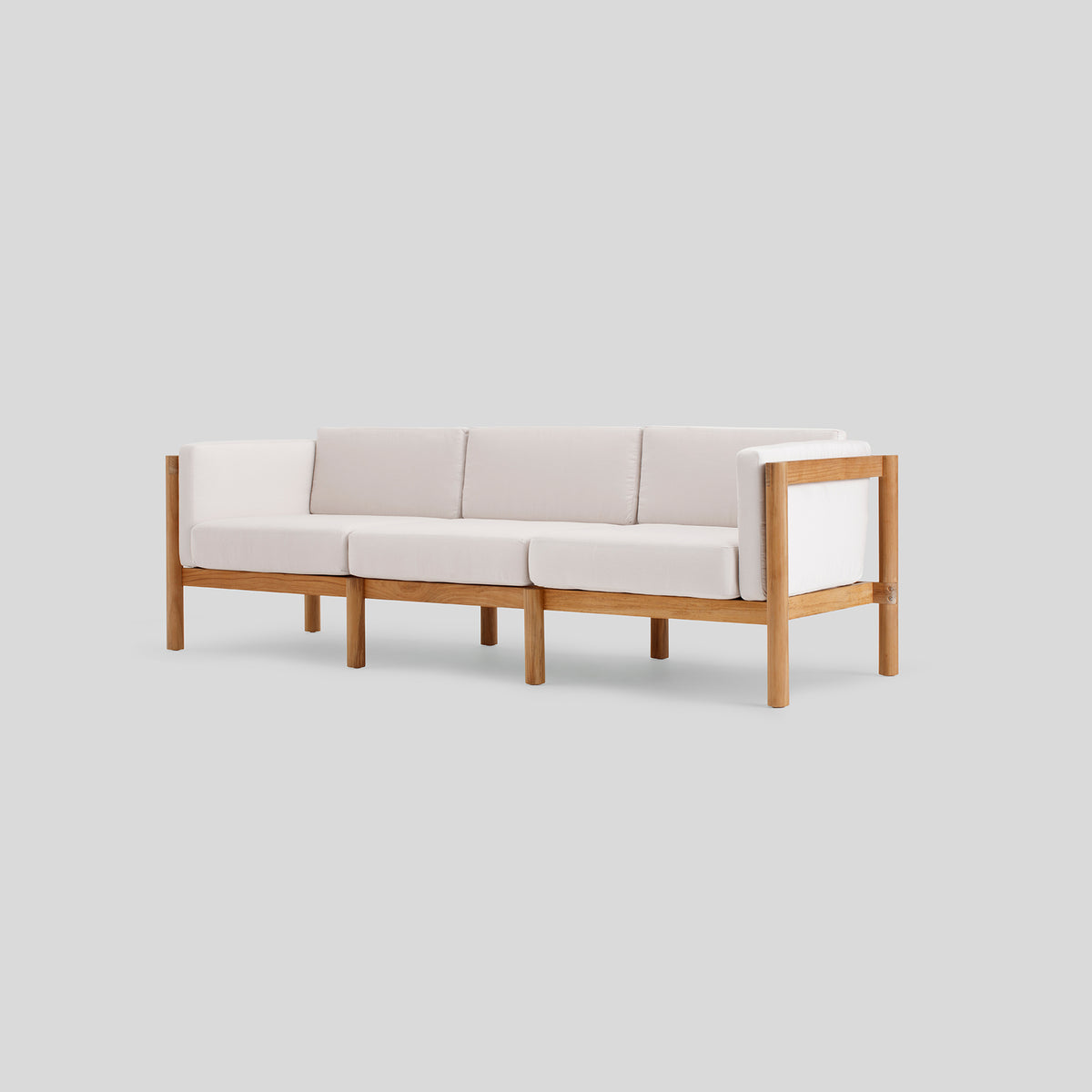 Haven Sofa: A Modern Teak Outdoor Sofa | Neighbor